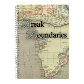 Boundaries A4 Notebook Spiral Lined Personal Growth Graphic Notepad ...