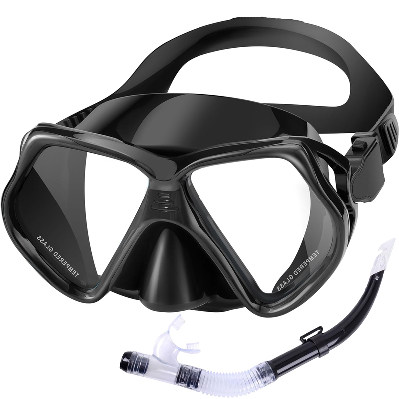 Diving Mask HD Anti-Fog/Leak Swim Goggles Scuba Snorkel Mask Pool Beach ...