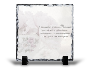 A Bouquet Of Precious Memories Remembrance Grief Memorial Gift Rock ...