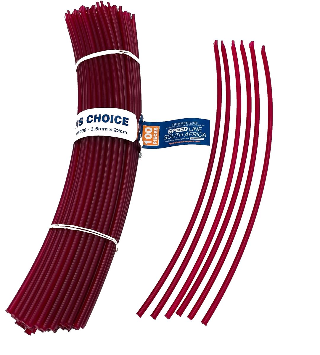 3.5mm, 100 x 22cm Pieces Pre Cut Crimped Line - Purple | Shop Today ...