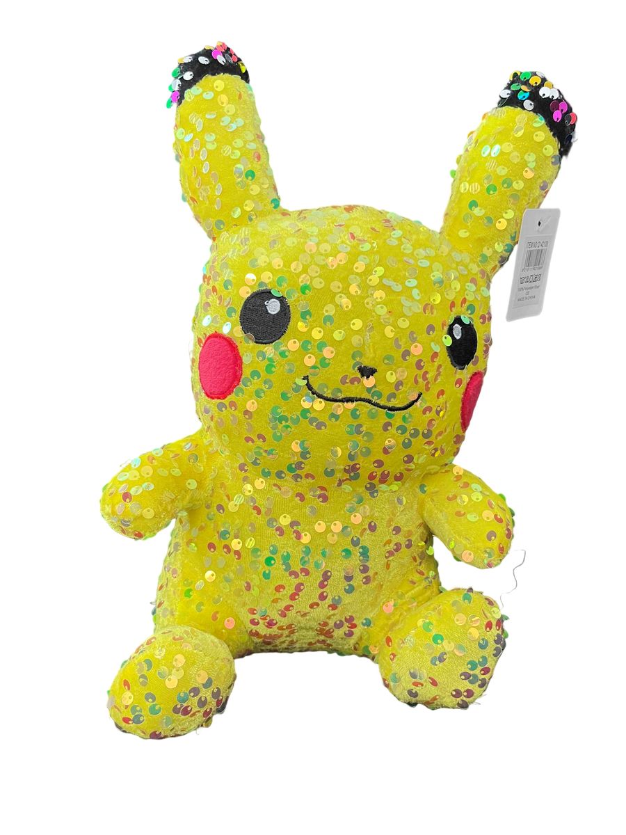 28cm Kids Bling Bling Sequin Stuffed Pikachu Toy | Shop Today. Get it ...