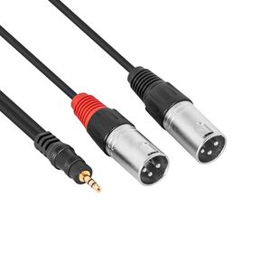 Hybrid Dual XLR Male - Minijack 1.8m Cable | Shop Today. Get it ...