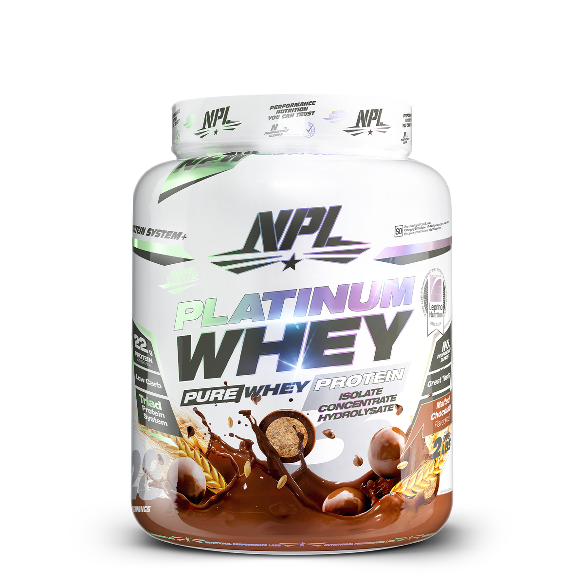 NPL Platinum Whey, Malted Chocolate - 908g | Shop Today. Get it ...
