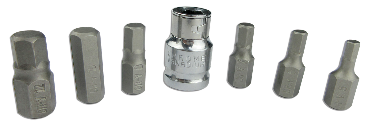 ACA - Multi Spline Hex Bit Set - 7 Piece | Shop Today. Get it Tomorrow ...