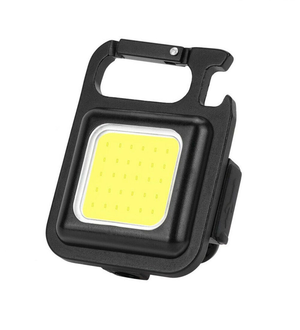 3 Light Modes Rechargeable COB Keychain Light With Bottle Opener | Shop ...