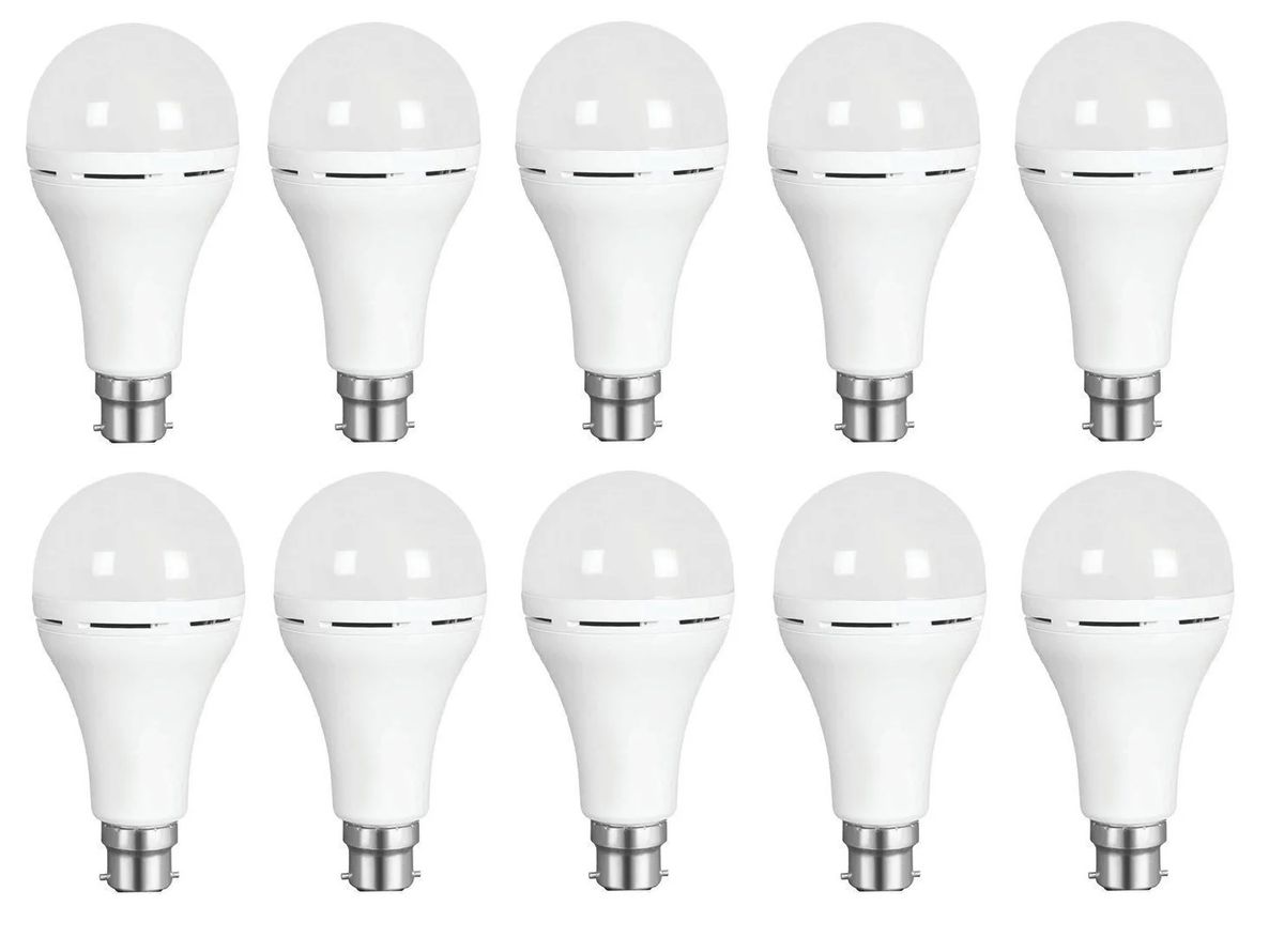 B22 Rechargeble LED Globe 12W - Emergency Light Bulb 10 Pack | Shop ...