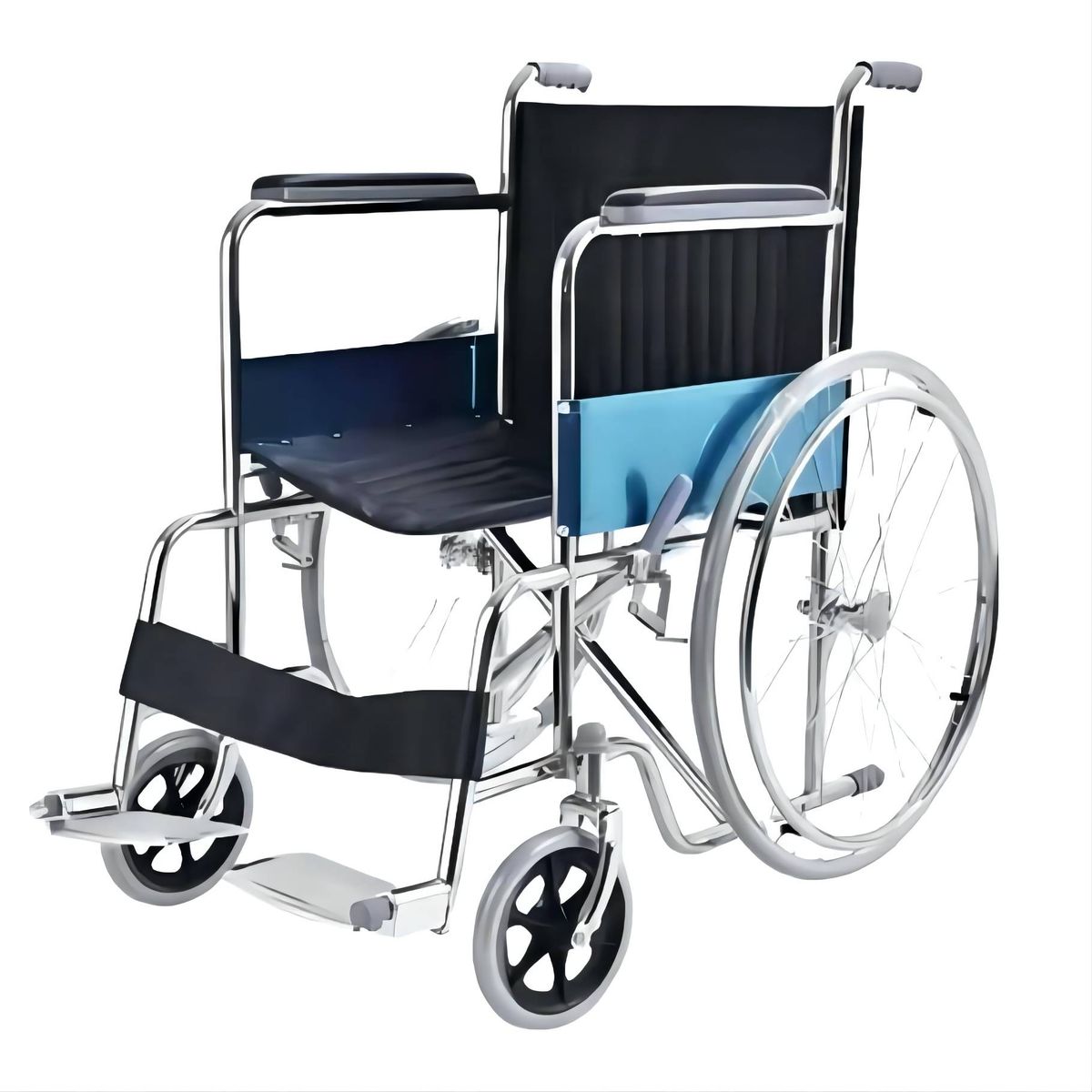 Basic Steel Wheelchair for Disabled and Elderly | Shop Today. Get it ...