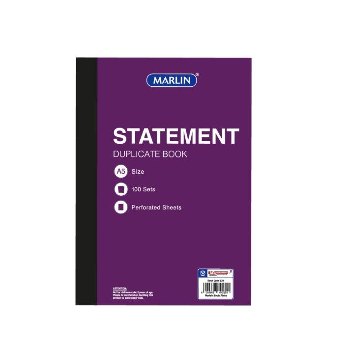 Marlin - A5 Statement Duplicate Books (Pack Of 5) | Shop Today. Get it ...