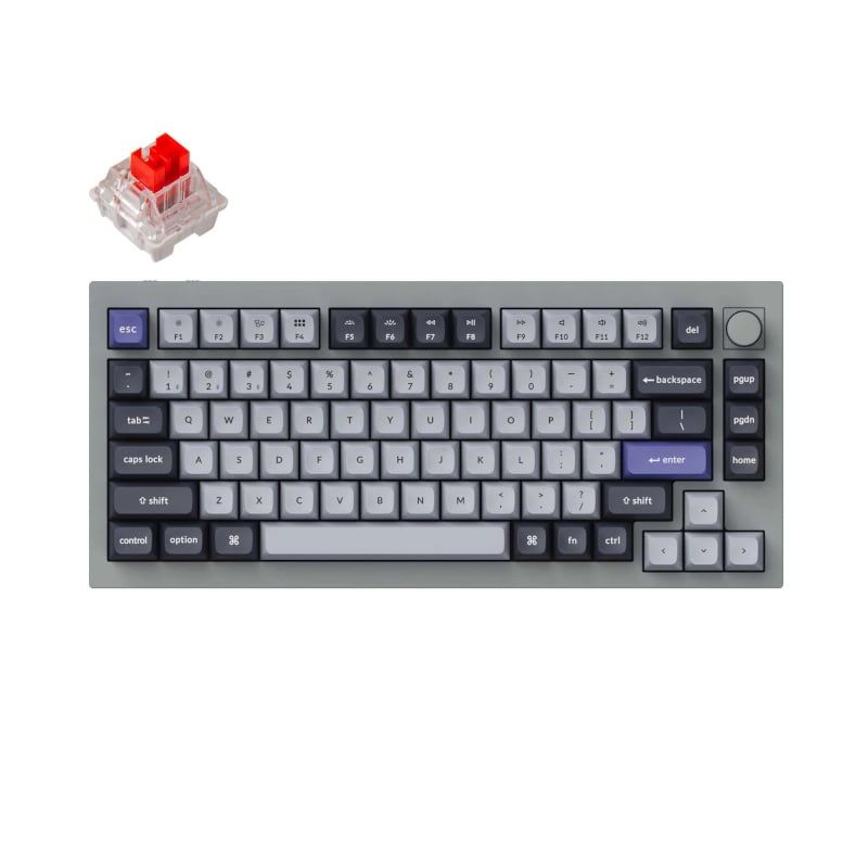 Keychron Q1 Pro QMK/VIA Wireless RGB Red Switch Mechanical Keyboard ...
