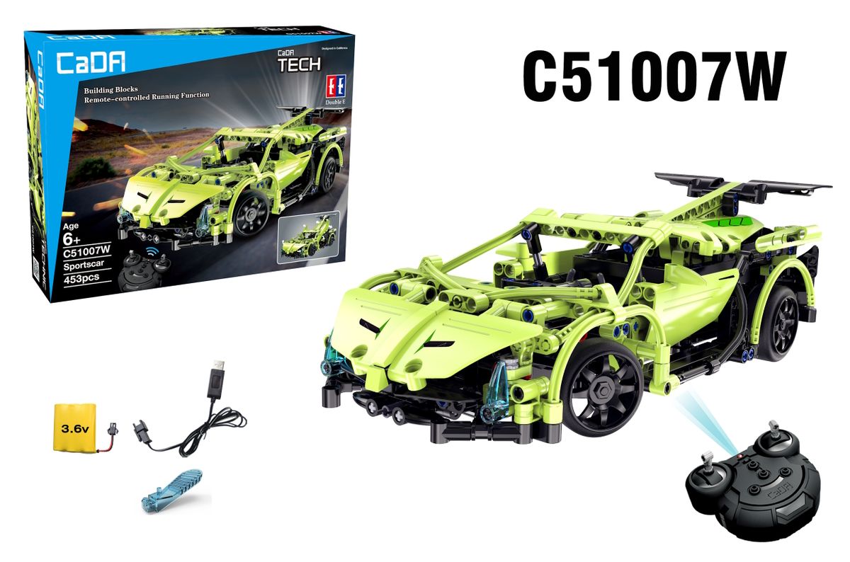 CaDA Technic Remote Control Sportscar - 453-Piece | Shop Today. Get it ...