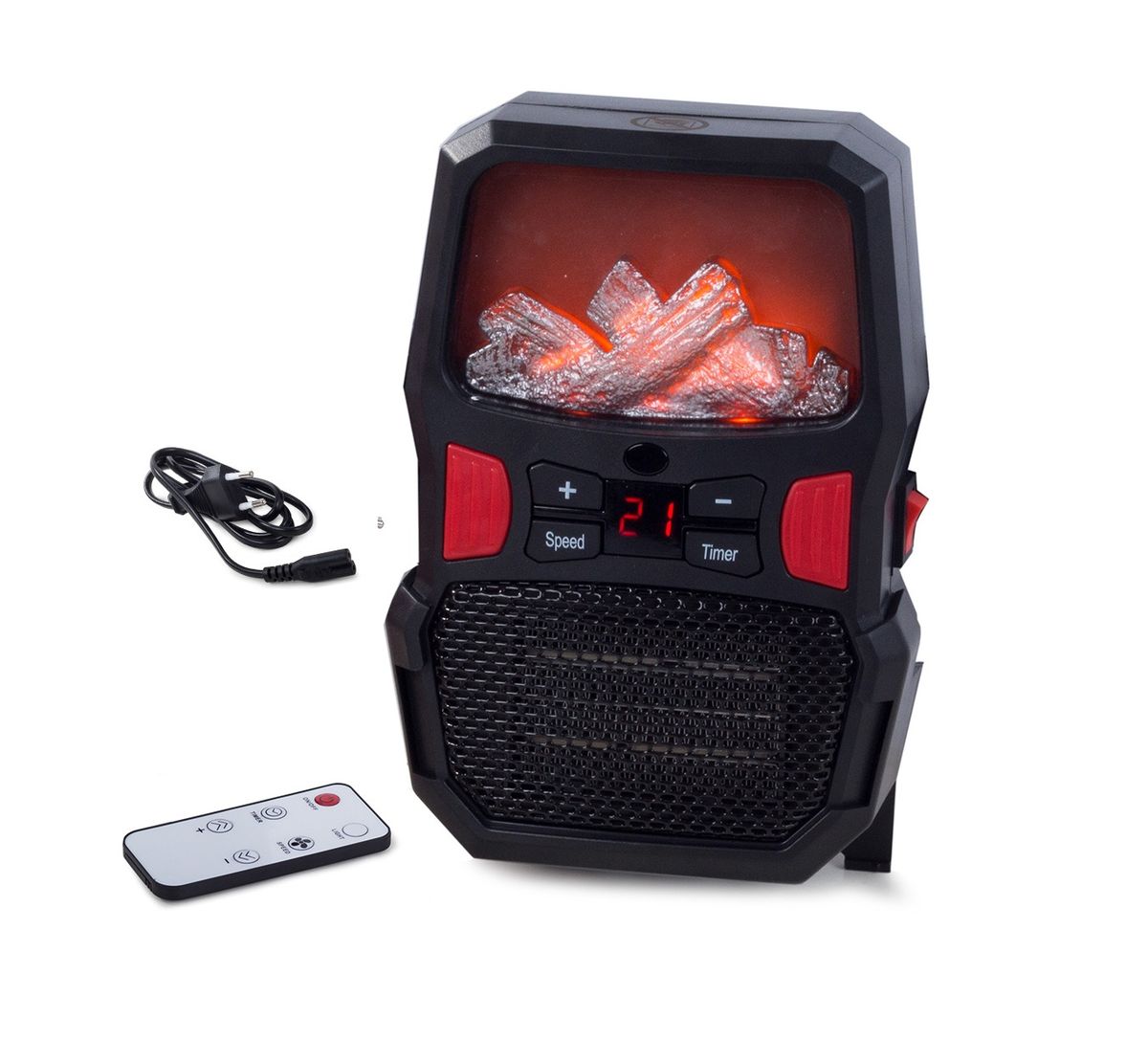 1000W Mini Electric Flame Portable Fireplace Heater | Shop Today. Get ...