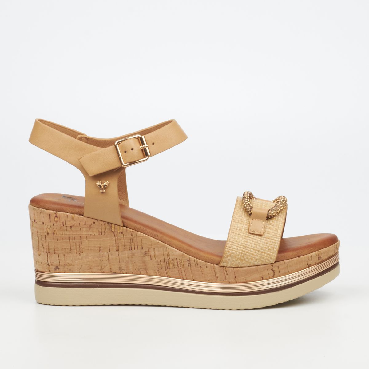 Butterfly Feet Melinda 3 Beige Women Faux Leather Wedge | Shop Today ...