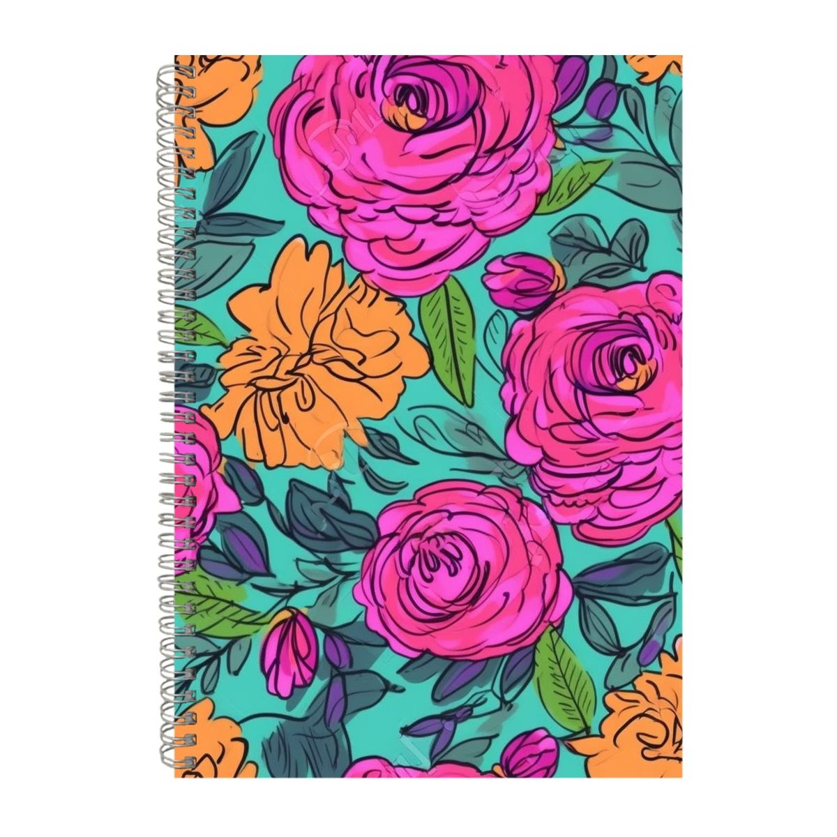 Floral Patterns 16 Notebook Flower Gift Idea A4 NotePad 113 | Shop ...