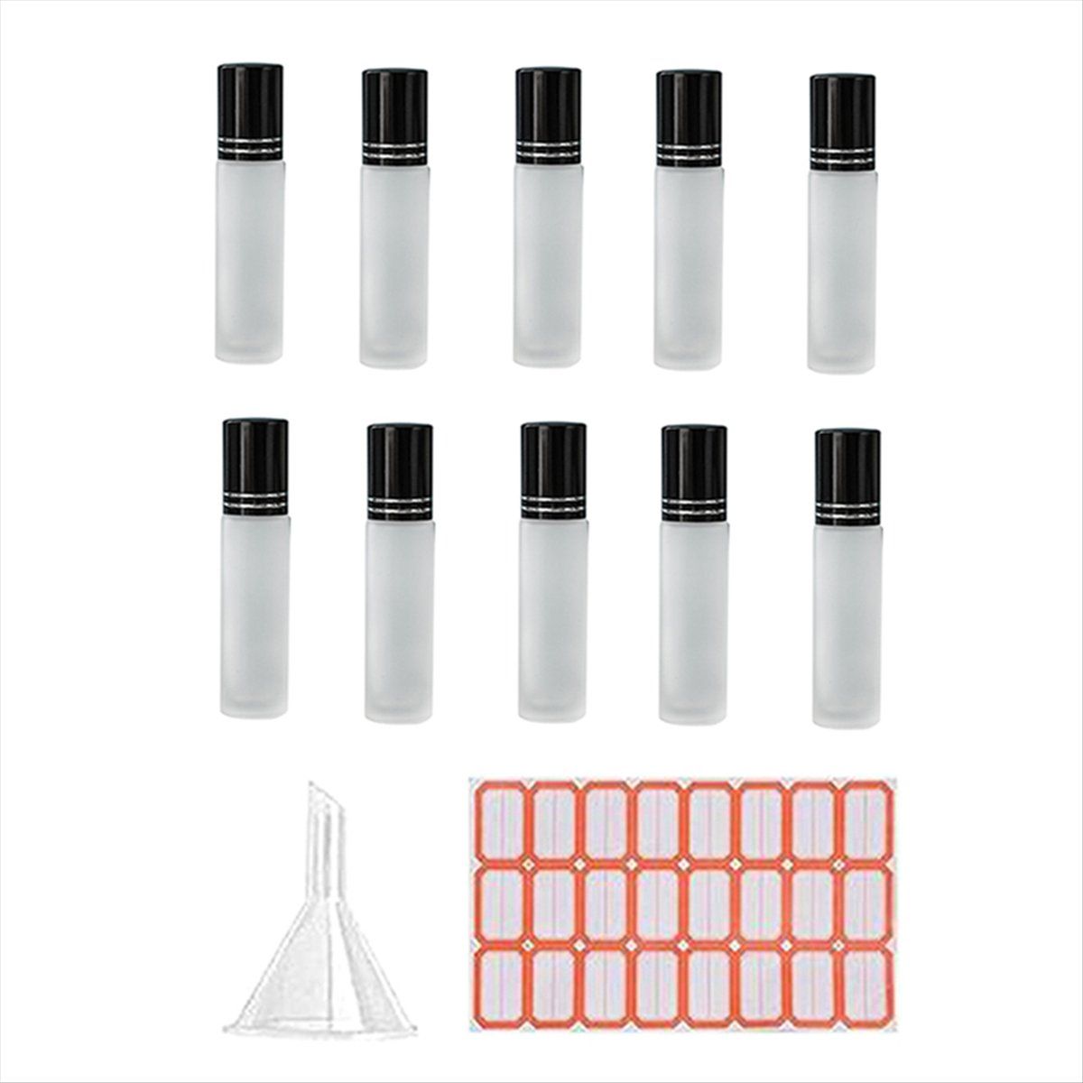 5Ml Roll-On Bottle Small Cosmetic Packing Perfume Bottles Black | Shop ...