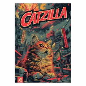 Catzilla Poster - A1 | Shop Today. Get it Tomorrow! | takealot.com