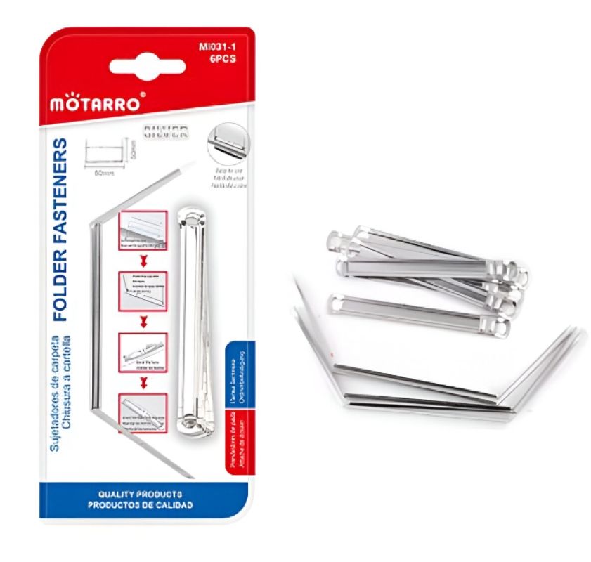 Folding File Folder Fasteners File Binder Clips Closure Filing Strips ...