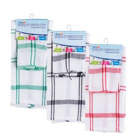 Bulk Pack x 3 Dish Cloth Printed 45x60cm + Swab 30x30cm | Shop Today ...