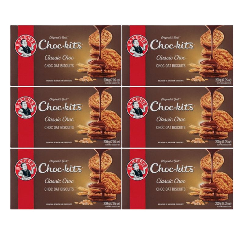 Bakers Choc-Kits-Original - 6 x 200g | Shop Today. Get it Tomorrow ...