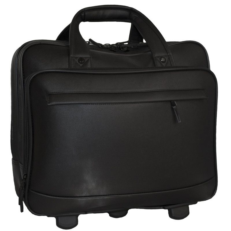Fino LT065P Faux Leather 17" Laptop Pilot Case - Black | Shop Today ...