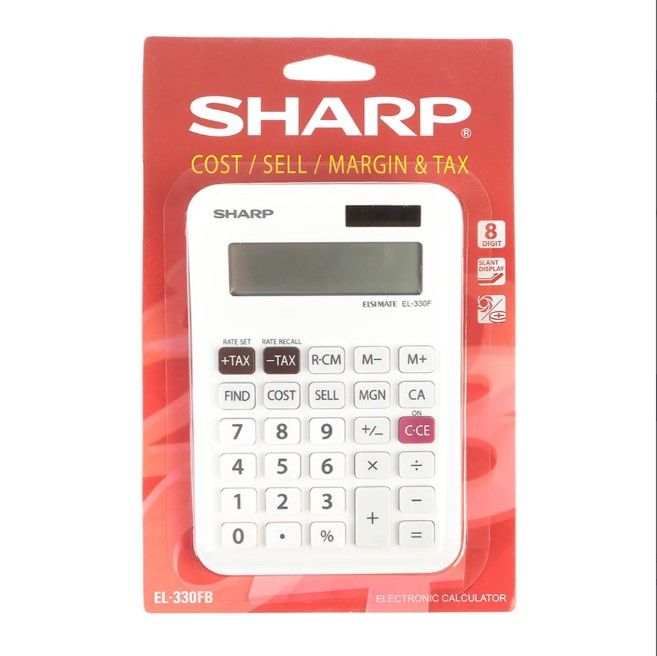 Sharp Basic 8 Digit Calculator Twin Power | Shop Today. Get it Tomorrow ...
