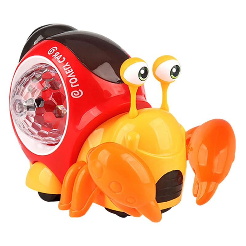 Hermit Crab Baby Toy Early Educational Interactive Musical Light Toys ...