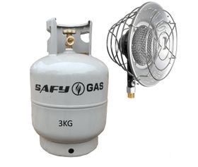 Portable Infrared Gas Heater Top & 3kg Cylinder Set | Shop Today. Get ...