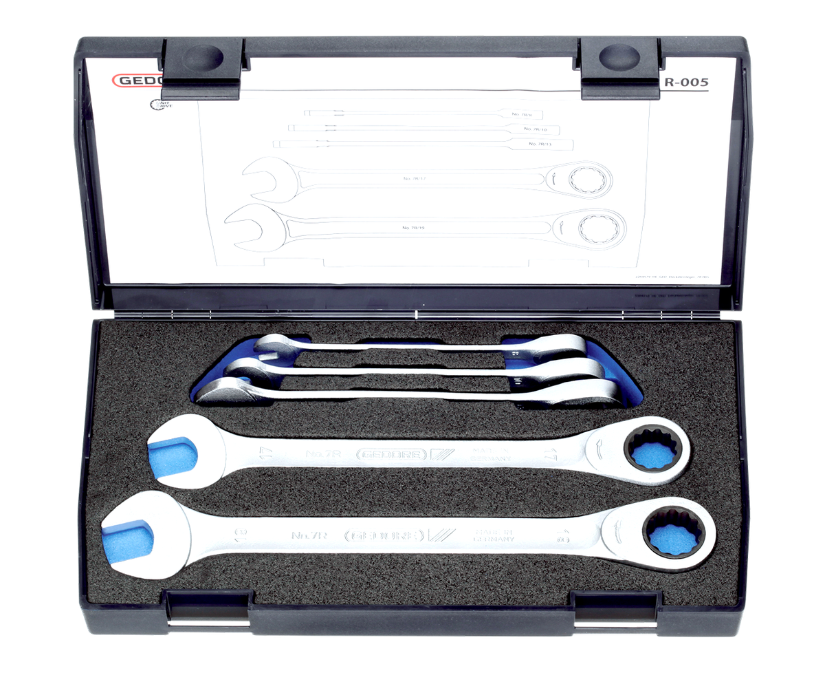 Gedore 5 Piece Combination Ratchet Spanner Set | Shop Today. Get it ...