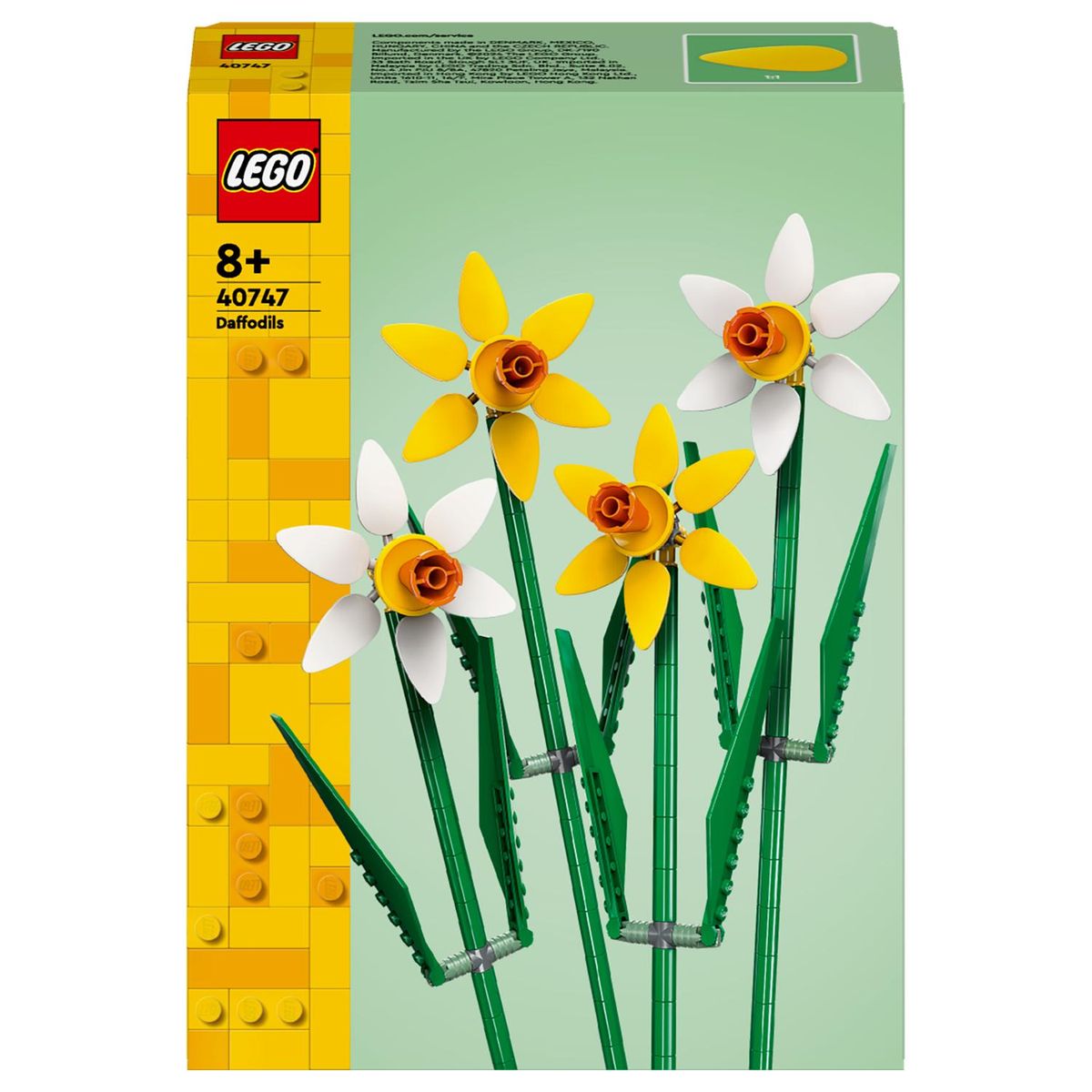LEGO® Icons Daffodils 40747 Building Blocks Toy Set; Flowers Botanical ...