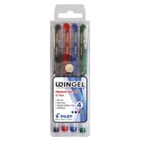 Pilot Wingel 0.7mm Gel Pens - Wallet of 4 Basic Colours | Buy Online in ...