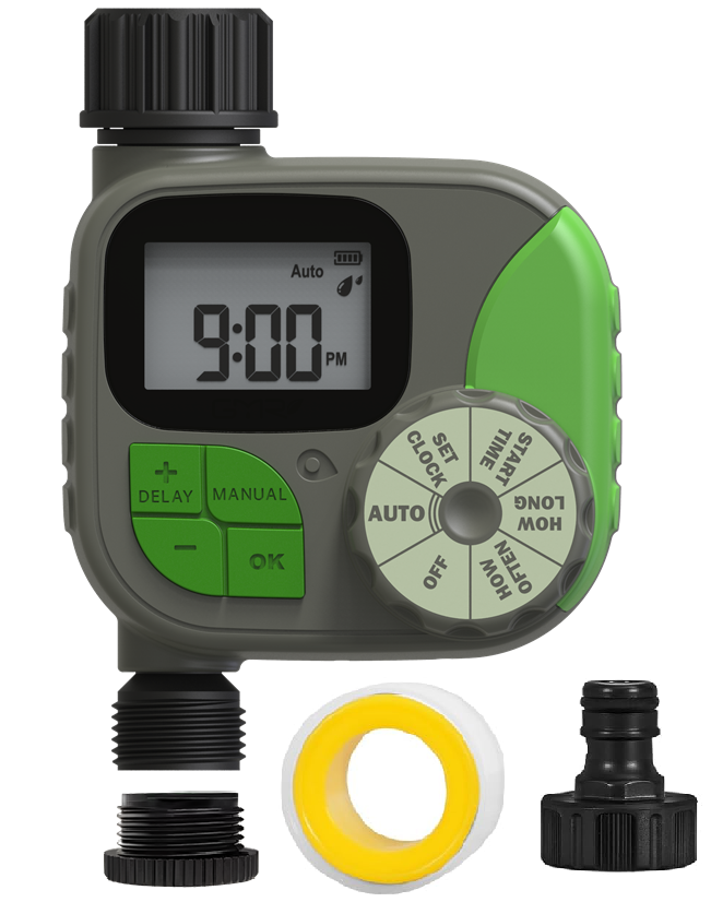 X-HOME Irrigation Watering Garden Timer Single Zone Programmable ...