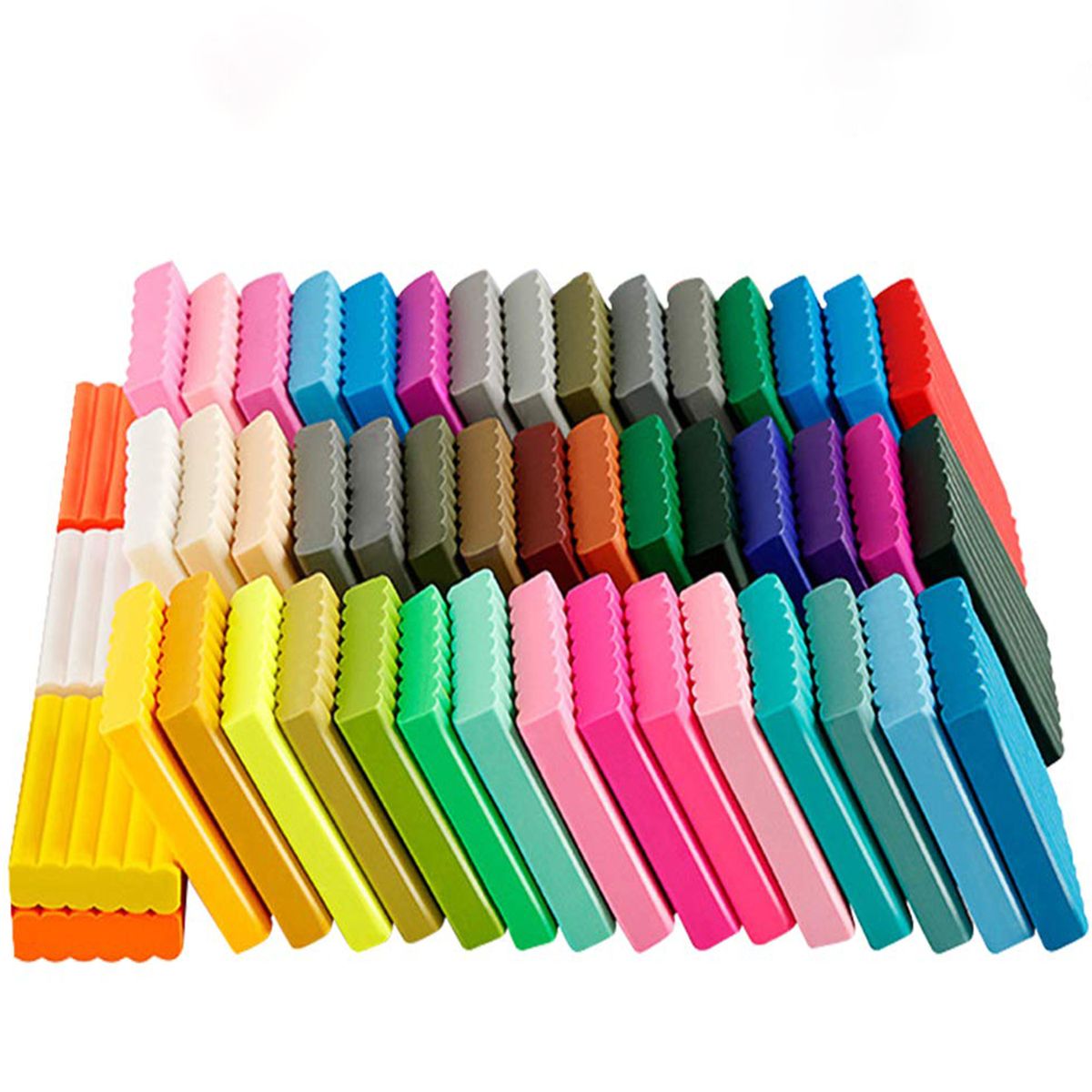 50 Colors Clay Polymer Craft Clay Modeling Kit With Storage Box | Shop ...