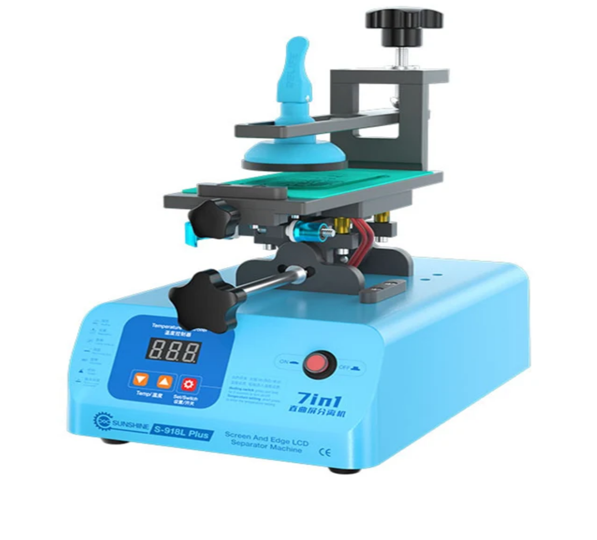 7 in 1 Curved, Rotate 360 Screen Separation Tool, Sunshine S-918L Plus ...