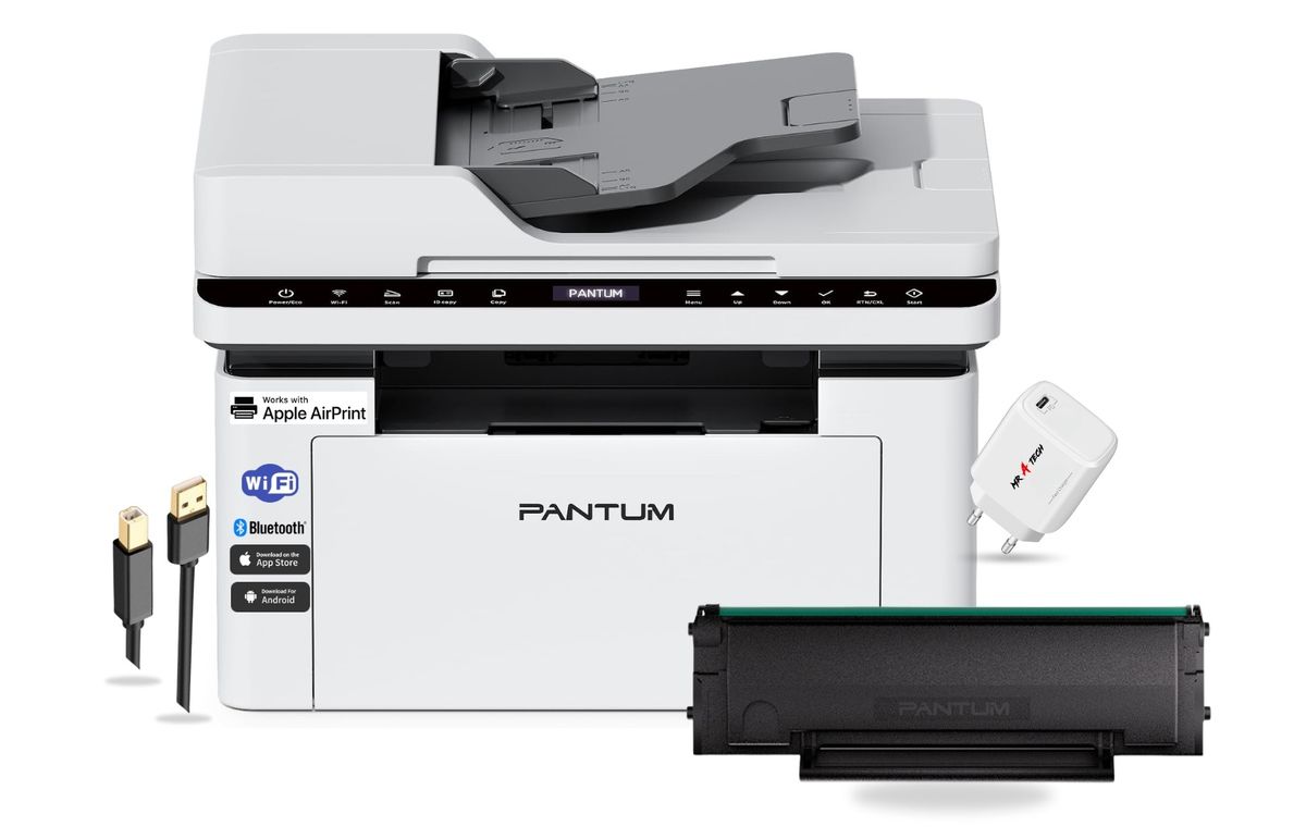 Pantum BM2305AW Mono Printer Wireless,Wi-Fi,USB,Bluetooth & Type-c ...