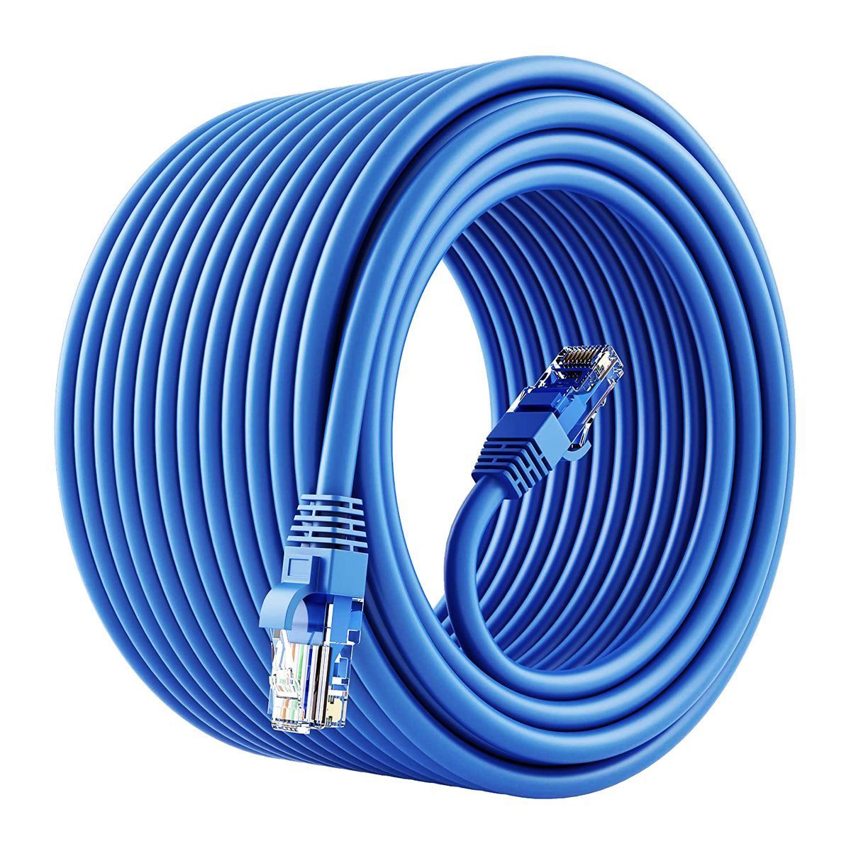 Cat-6E Ethernet LAN Cable For Router-Phone Lines -streaming, gaming ...