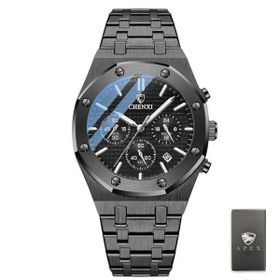 Men's Gun Steel Formal Quartz Watch - Black with Fountain Pen | Shop ...