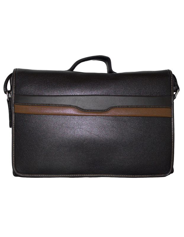Fino HX-628 Unisex Faux Leather Strip Messenger Bag | Shop Today. Get ...