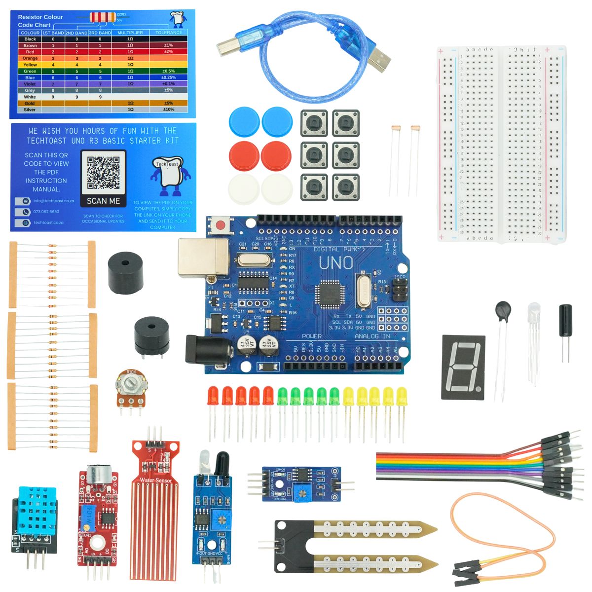 TechToast Arduino Uno R3 Basic Starter Kit - STEM Projects for Beginners | Shop Today. Get it ...