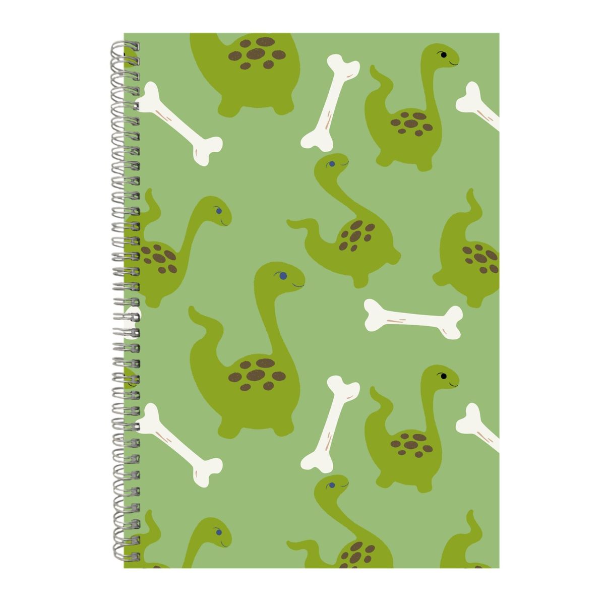 Bone A4 Notebook Spiral and Lined Fur Real Dinosaur Graphic Notepad ...
