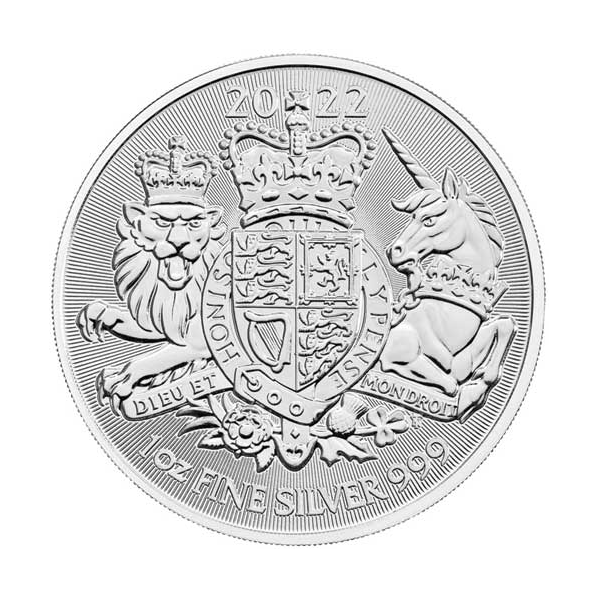 2022 1oz Great Britain Royal Arms Silver Coin | Buy Online in South ...
