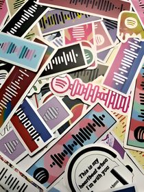 50Pcs Spotify Vinyl Sticker Pack - Celebrate Your Music Vibes | Shop ...