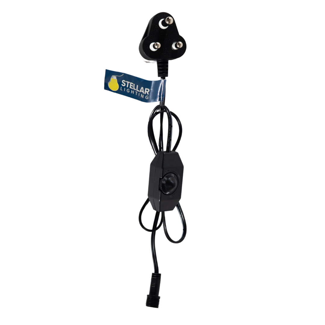 Stellar Lighting Classic Dimmer with Dial On/Off Switch for String ...