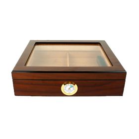 Cedar Wood Cigar Box with Hygrometer and Divider | Shop Today. Get it ...
