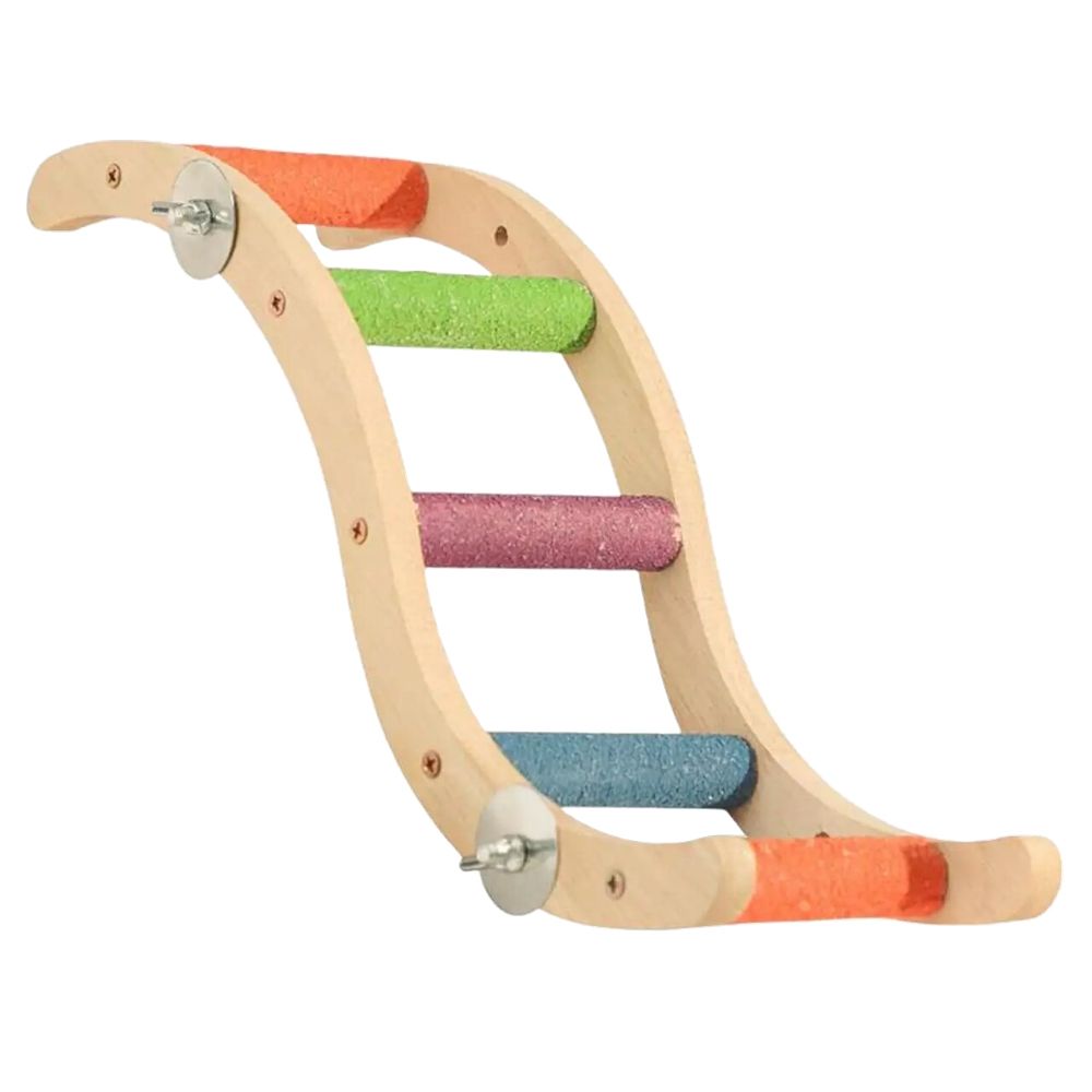 Pet Wooden Climbing Bird Cage Step Ladder - 32cm | Shop Today. Get it ...