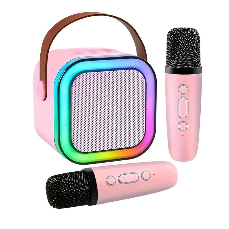 A Karaoke Sound System With Two Wireless Microphones-K12 | Shop Today ...