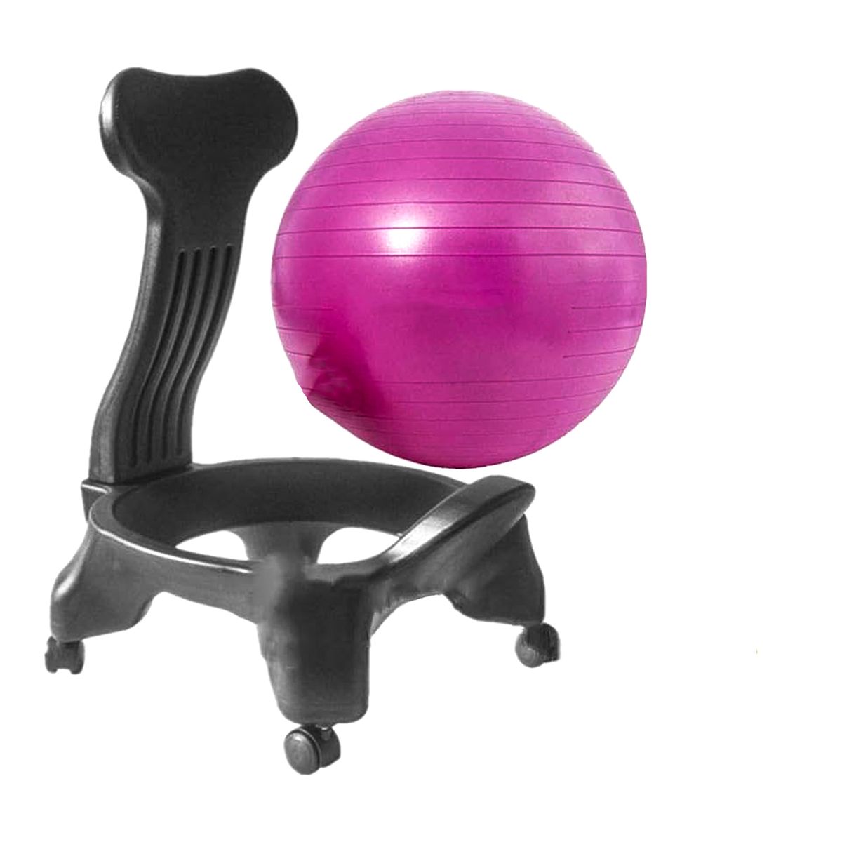 Yoga Ball Chair Exercise Stability Premium Ergonomic Chairs Classic ...