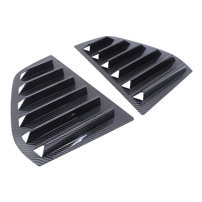 Quarter Window Louvers for VW Golf Mk5 - Carbon Fibre Design - Set of 2 ...