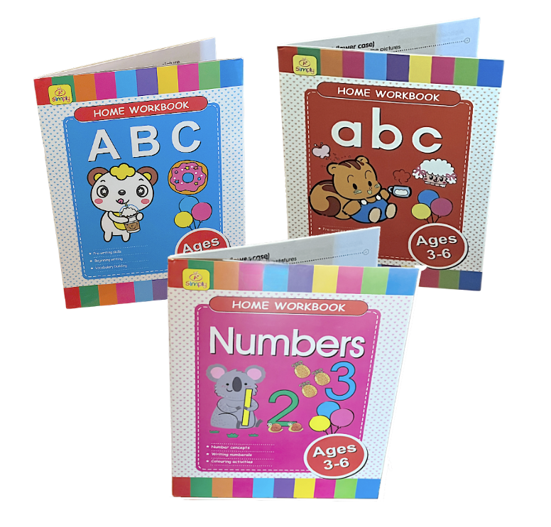 Igniting Young Minds, ABC abc Numbers - Colouring In - Learning Books 3 ...
