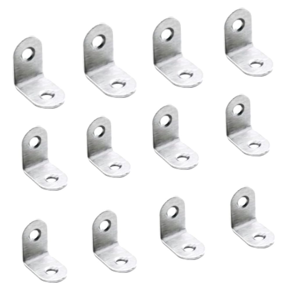 Tool DIY Stainless Steel L Shape Angle Clamp Corner Bracket Set Of 12 ...