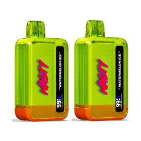 Nasty Disposable Rechargeable Vape 9000 puff - Watermelon Ice 2 Pack ...