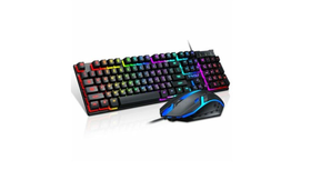 TF 200 Rainbow Backlit Game Keyboard And Mouse Set | Shop Today. Get it ...